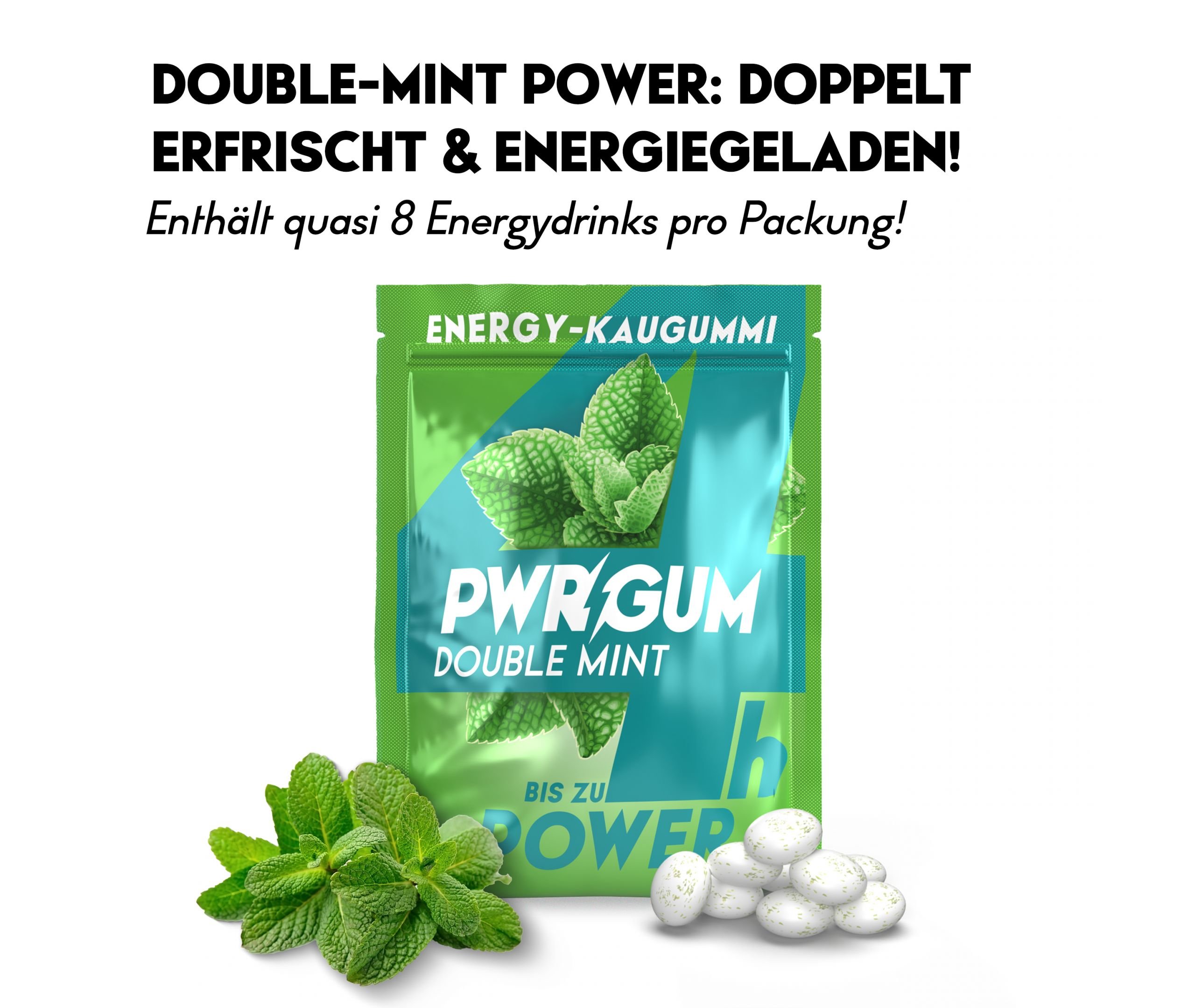 Buy PWRGUM Double Mint 20-pack | Honest & Rare