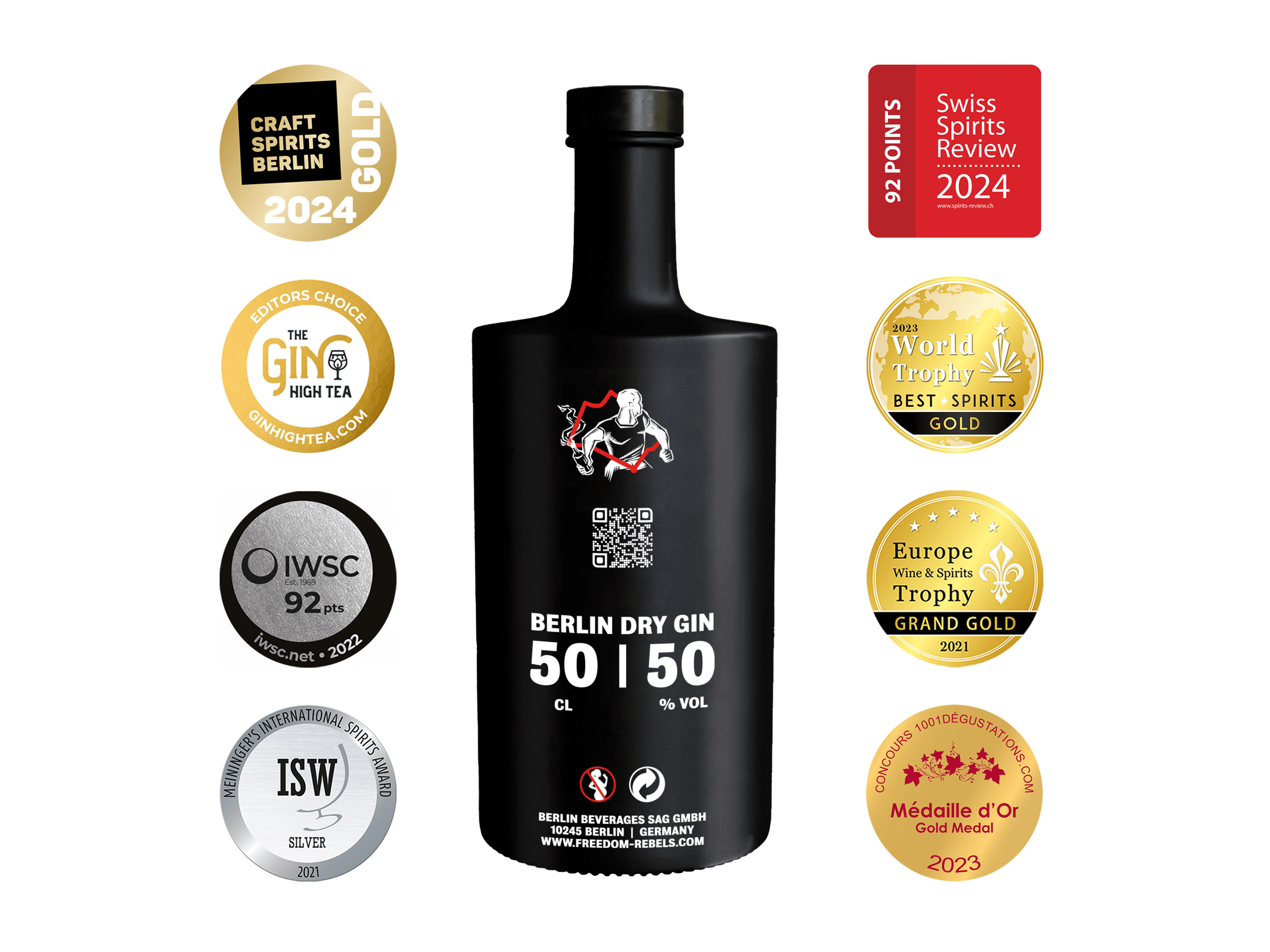 Buy FREEDOM REBELS Gin Collector's Set | Honest & Rare