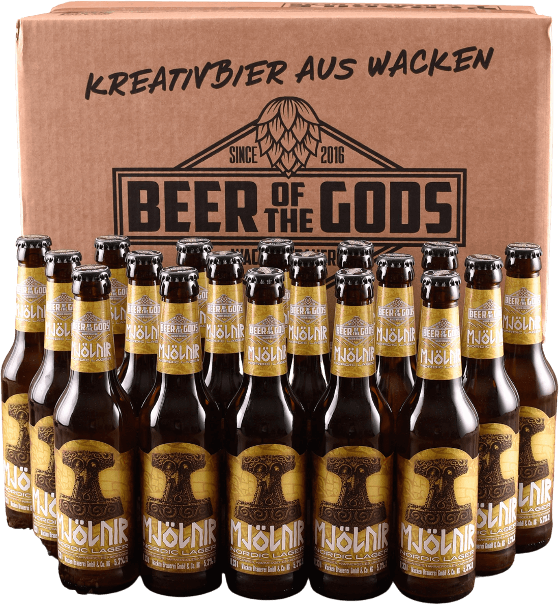 Order 20x Wacken Mjölnir Nordic Lager | Honest & Rare
