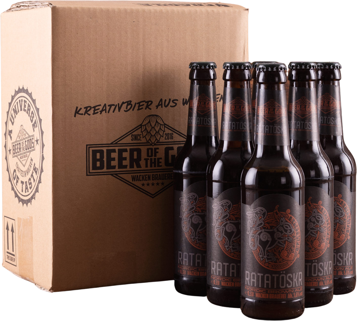 Wacken Ratatöskr Nordic Brown Ale Sixpack bestellen | Honest & Rare