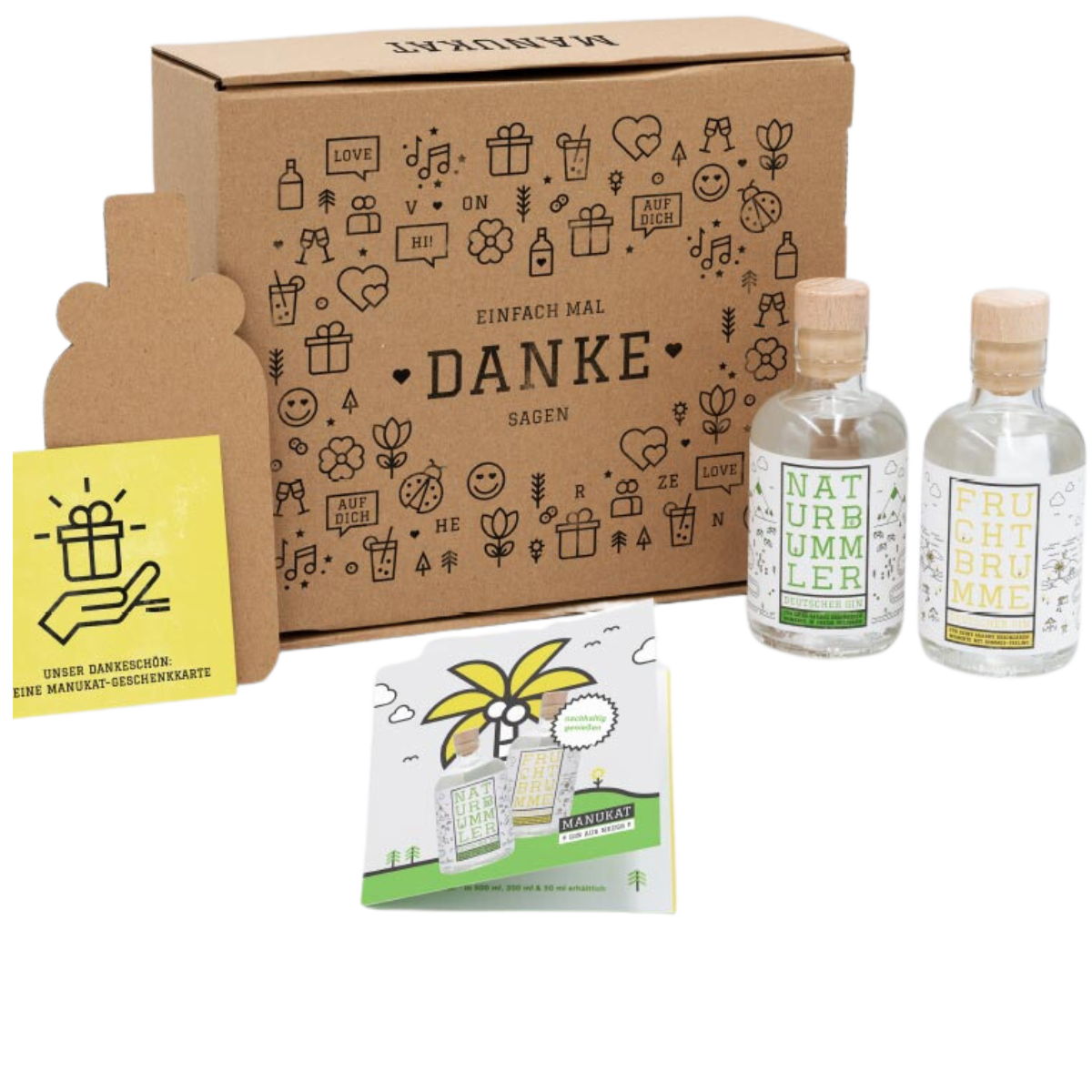 Manukat Thank You Gin Gift Box Gin Duo | Honest & Rare
