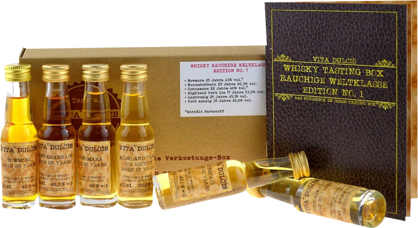 Whisky Tasting Box smoky world class minis | Honest & Rare
