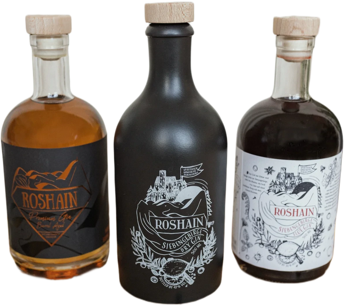 Roshain Gin 3er Set online kaufen | Honest & Rare