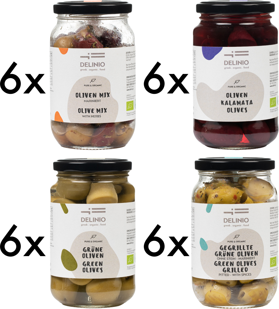 Buy DELINIO XXXL Organic Olives Package | Honest & Rare