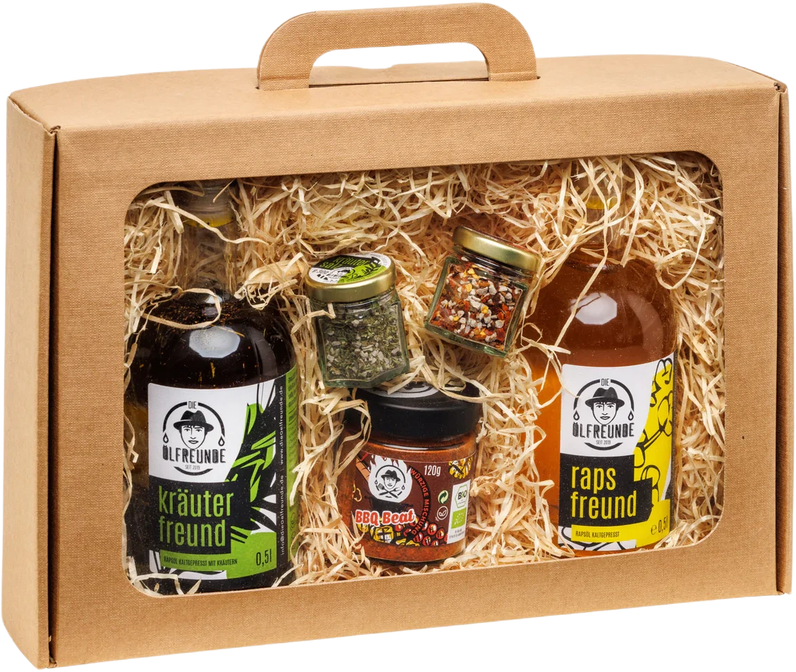 Ölfreunde Geschenketkoffer Öl-rounder kaufen | Honest & Rare