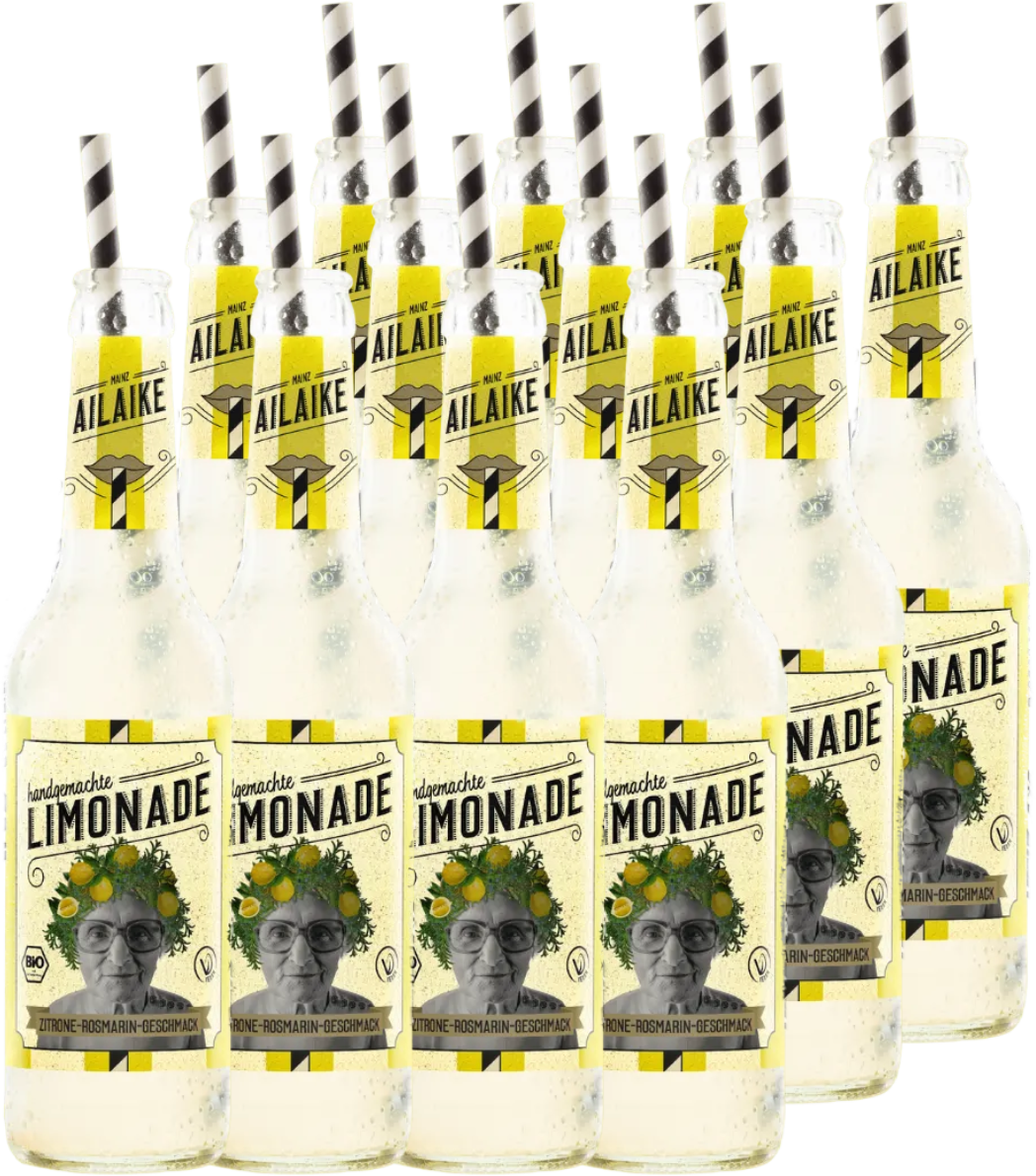 12x Organic Lemon-Rosemary Lemonade | Honest & Rare