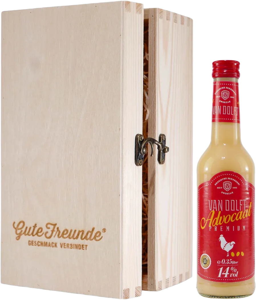 Buy Van Dolft Advocaat egg liqueur with gift box | Honest & Rare