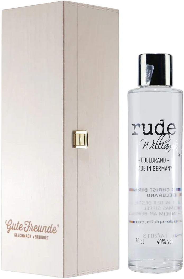 Buy rude Williams brandy with wooden gift box | Honest & Rare