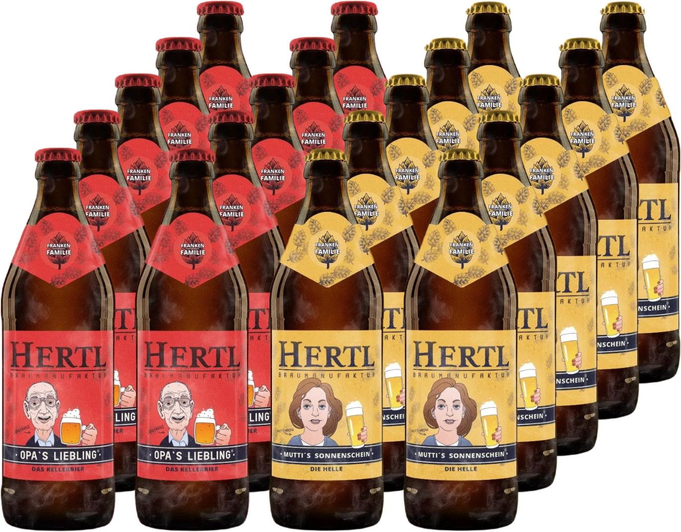 Hertl beer mix pack Grandpa & Mom | Honest & Rare