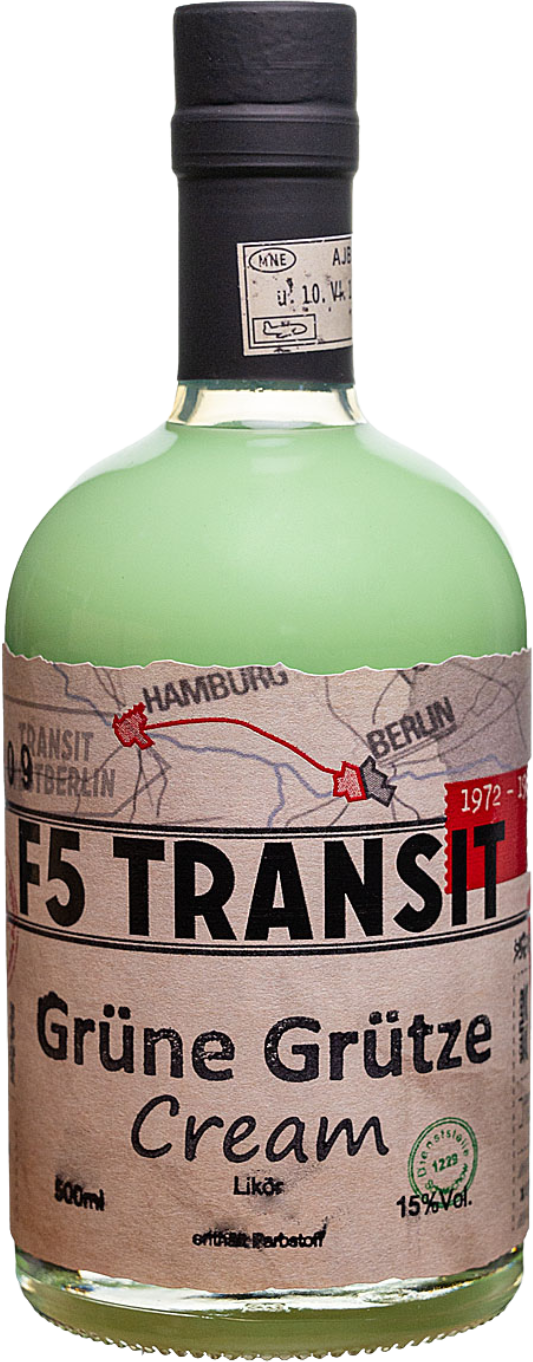 F5 Transit Green Grits Cream Liqueur No. 5509 | Honest & Rare
