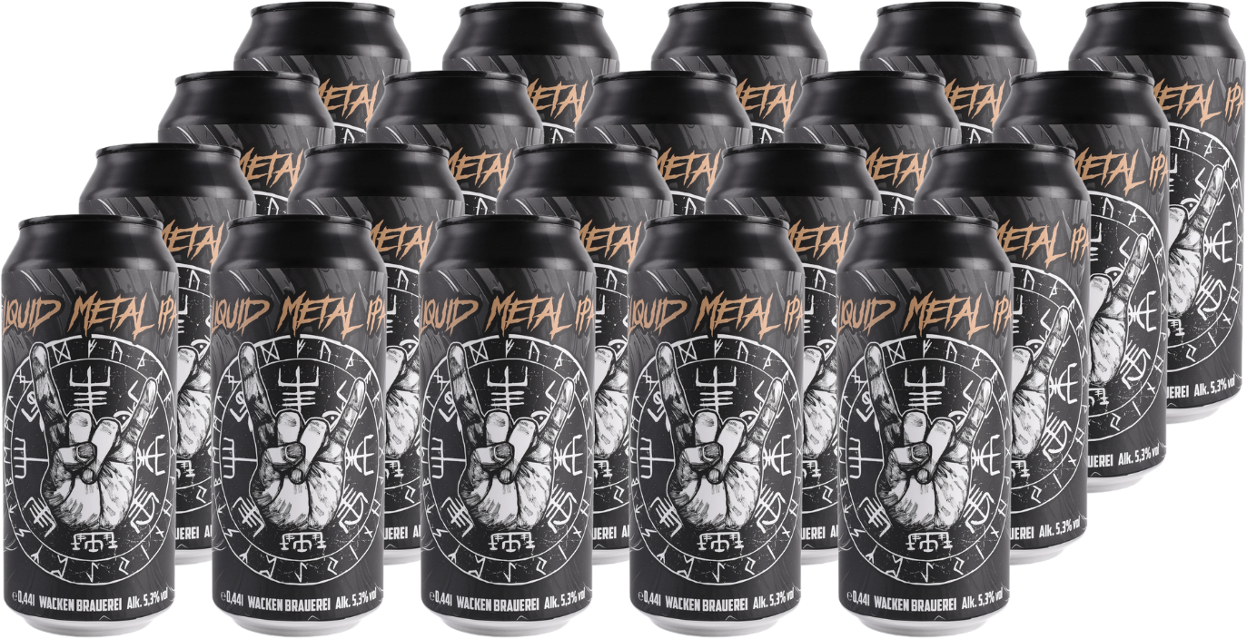 Order 20x Wacken Liquid Metal IPA Can | Honest & Rare