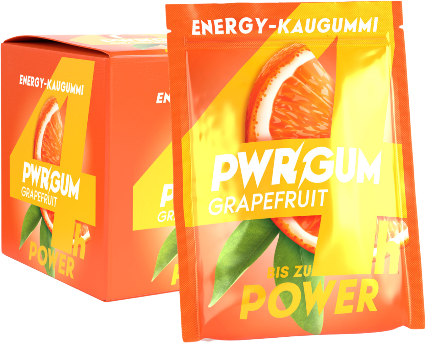 Buy PWRGUM Grapefruit box of 10 | Honest & Rare