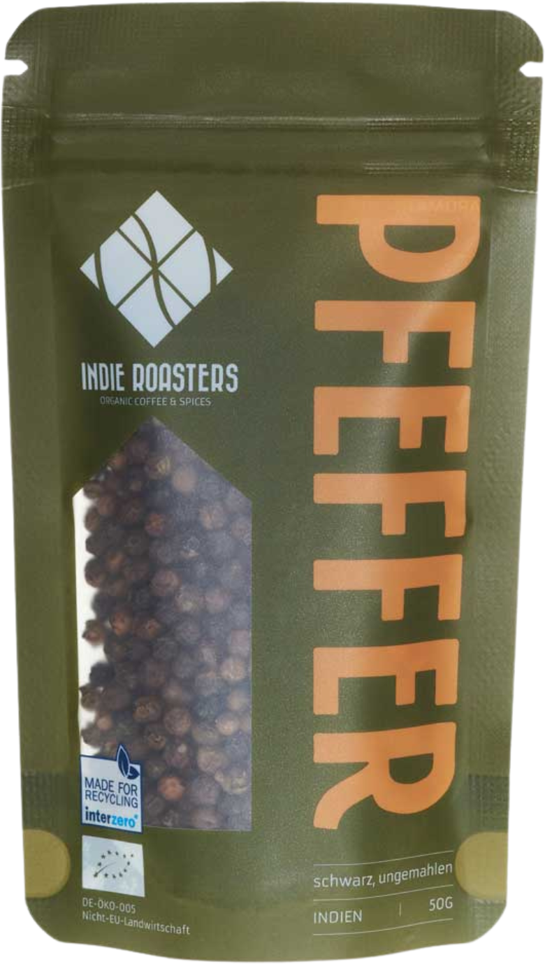 Indie Roasters black pepper unground | Honest & Rare