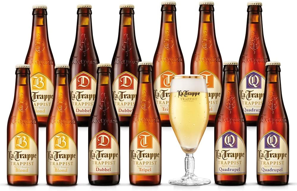 Buy La Trappe Mix Pack with beer glass online | Honest & Rare