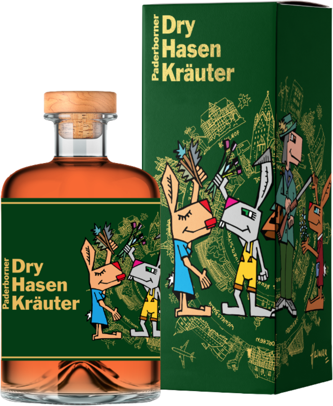 Dry Hasen herbal liqueur by Herman Reichold | Honest & Rare
